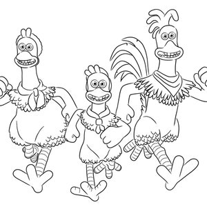 Colouring Heaven Collection Chicken Run: Dawn of the Nugget print ...