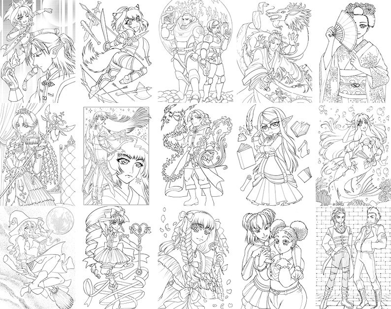 Colouring Heaven Manga Fantasy Special (digital Download PDF) | Manga ...