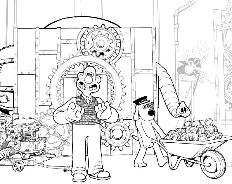 Colouring Heaven Collection Aardman | Etsy