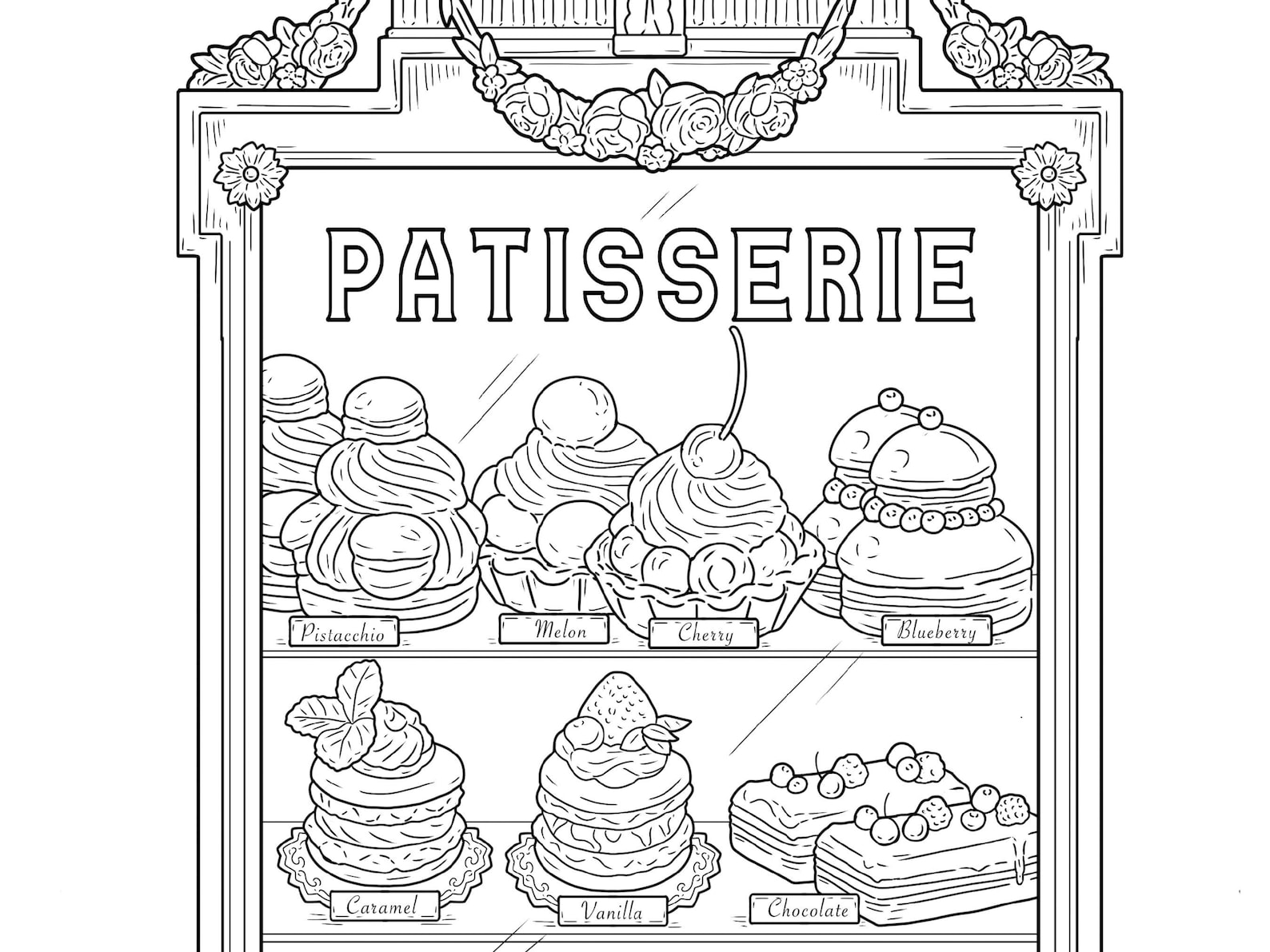 Colouring Heaven Collection Shop Fronts | Storefront Colouring Pages ...