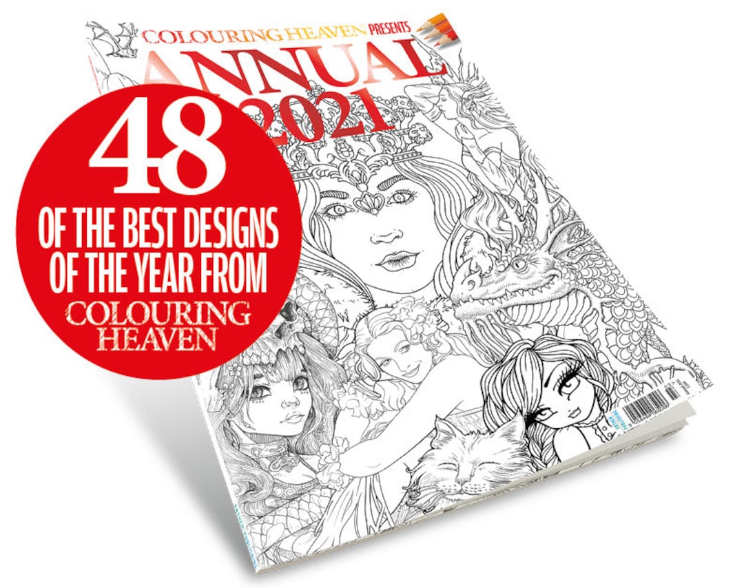 Colouring Heaven Presents Annual 2021 (print Magazine) | BEST OF ...
