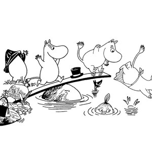 Colouring Heaven Collection Moomin print Magazine Moomin - Etsy UK