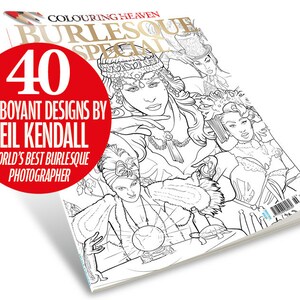 Colouring Heaven Burlesque Special print Magazine Flamboyant Burlesque ...