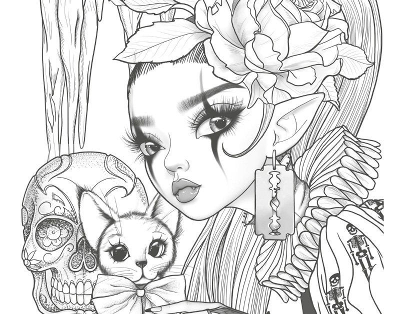 Colouring Heaven Bad Girls Halloween Special (print Magazine ...