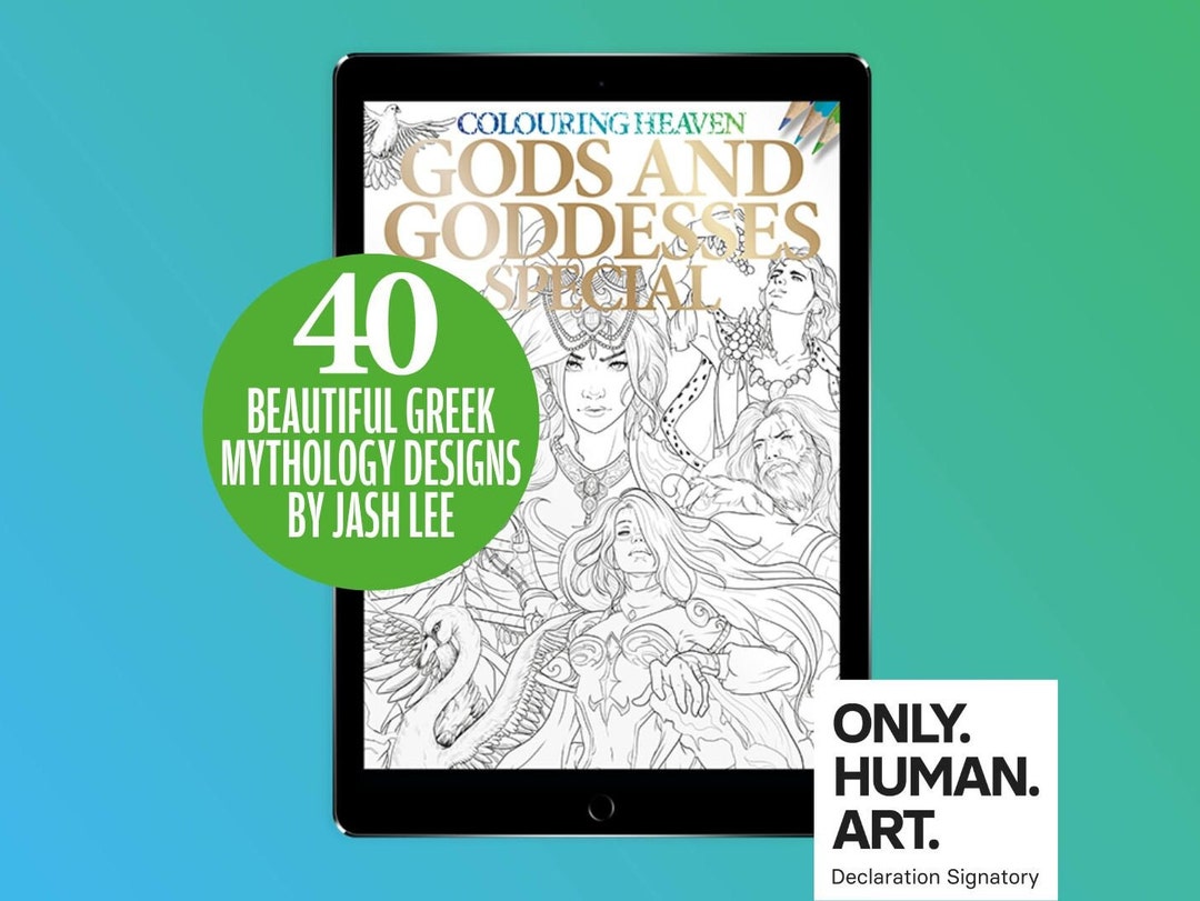 Colouring Heaven Gods and Goddesses Special (digital Download PDF ...