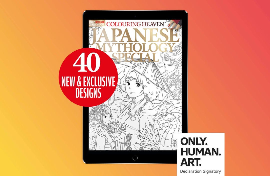 Colouring Heaven Japanese Mythology Special (digital Download PDF ...