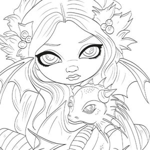 Colouring Heaven Winglings Special (digital Download PDF) | Mythical ...