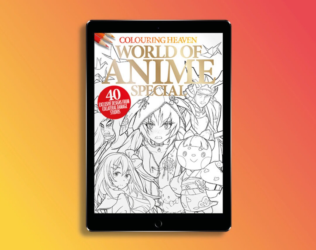 Colouring Heaven World of Anime Special digital Download PDF Anime ...