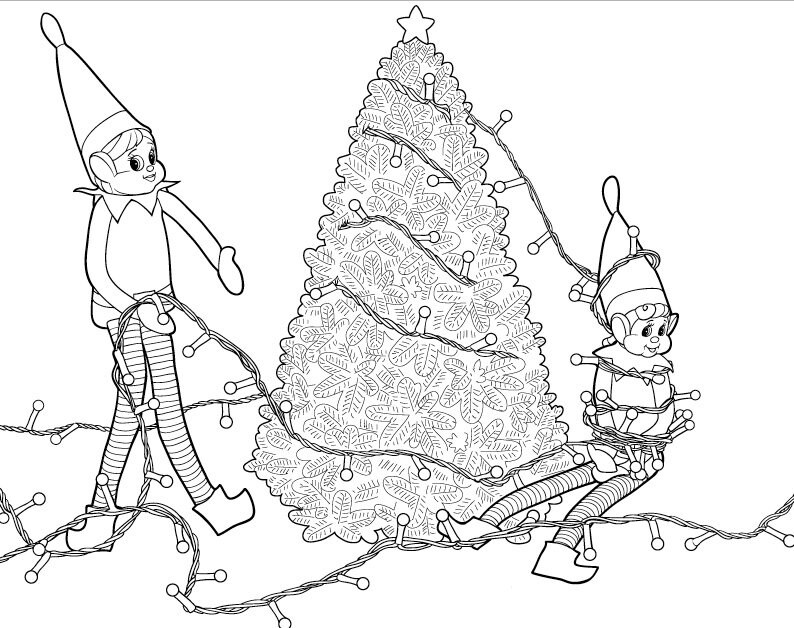 Colouring Heaven Collection Elves Behavin' Badly - Etsy UK