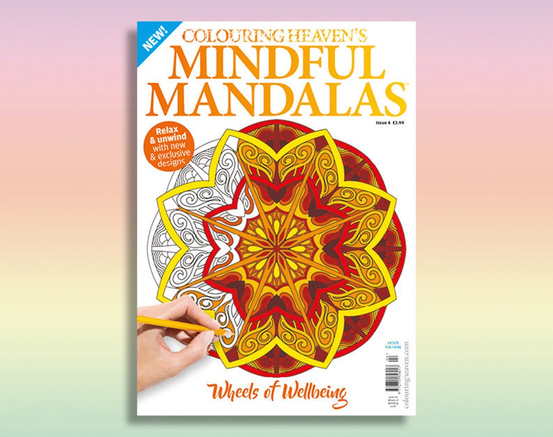 Mindful Mandalas Wheels of Wellbeing print Magazine - Etsy