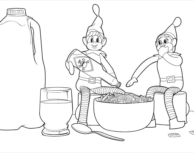 Colouring Heaven Collection Elves Behavin' Badly - Etsy UK