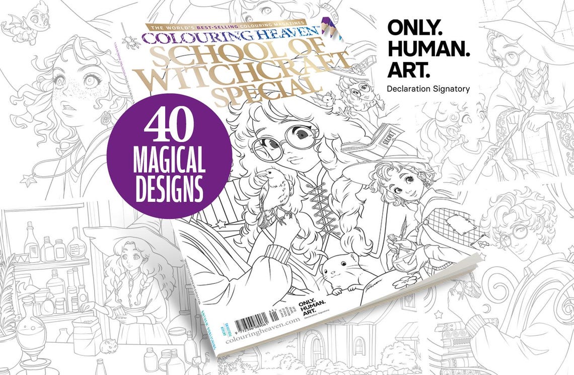 Colouring Heaven School of Witchcraft Special (print Magazine ...