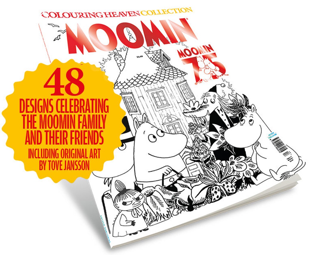 Colouring Heaven Collection Moomin print Magazine Moomin - Etsy UK