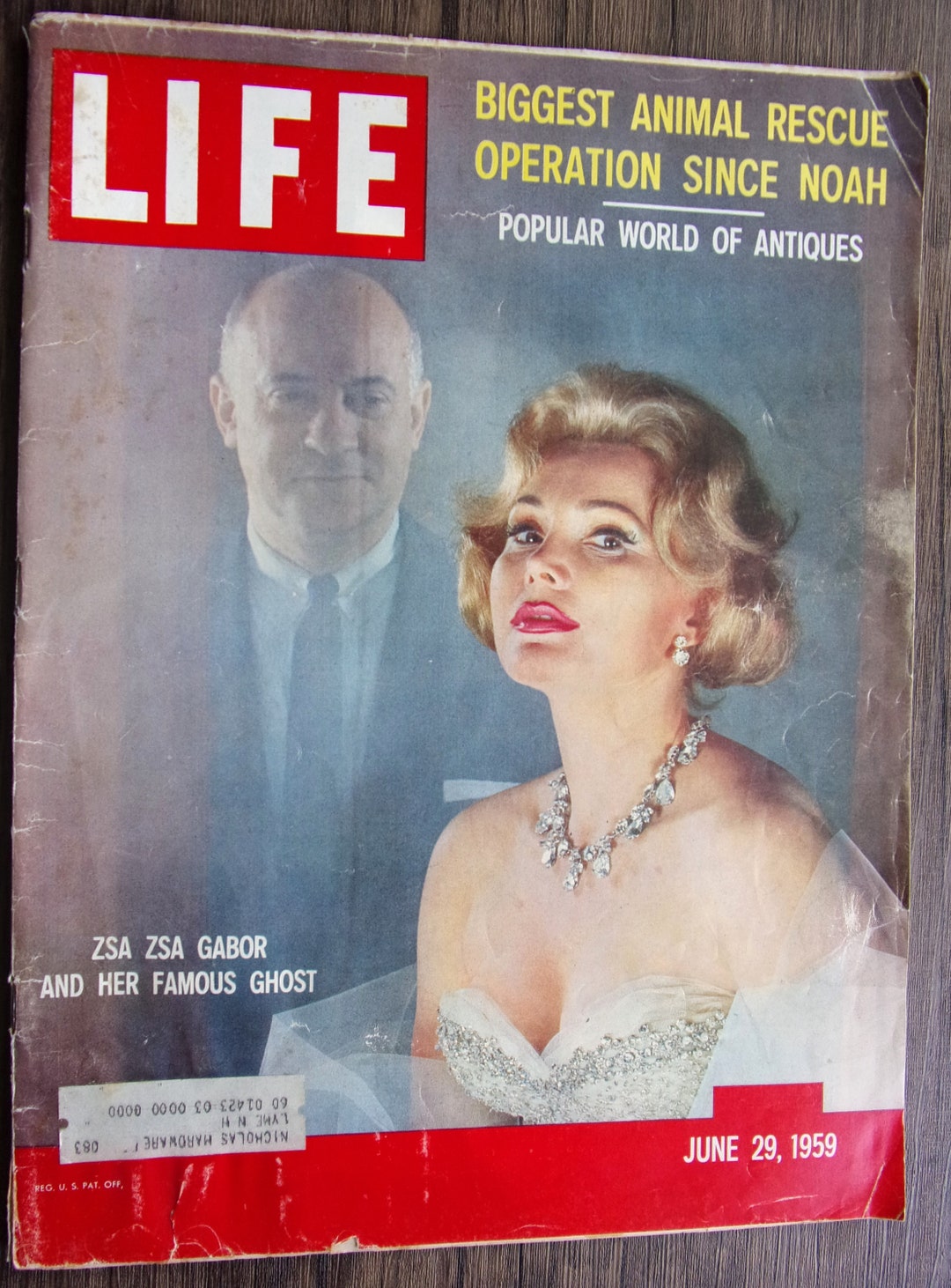 Vintage LIFE Magazine June 1959 Zsa Zsa Gabor John Wayne Operation Noah ...