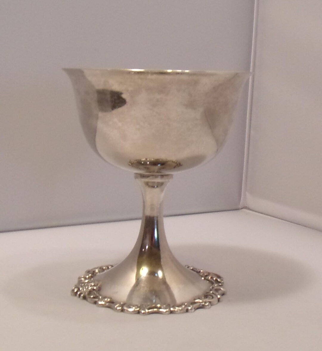 Vintage Japanese Miyata Silverplate Stemmed Punch Goblet or Wine Cup 4 ...