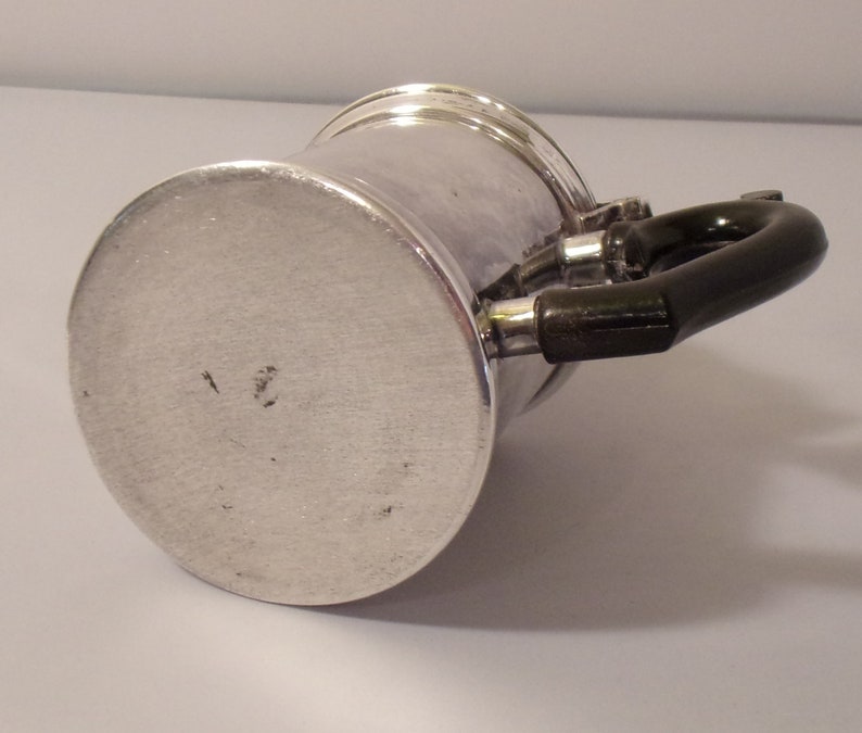 Silverplate Creamer With Hinged Lid Ca1940s Miniature Coffee Pot Design ...