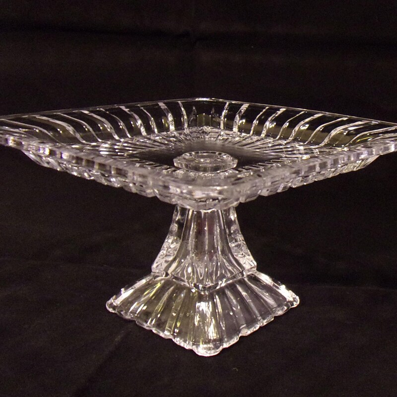 Square Glass Plate - Etsy