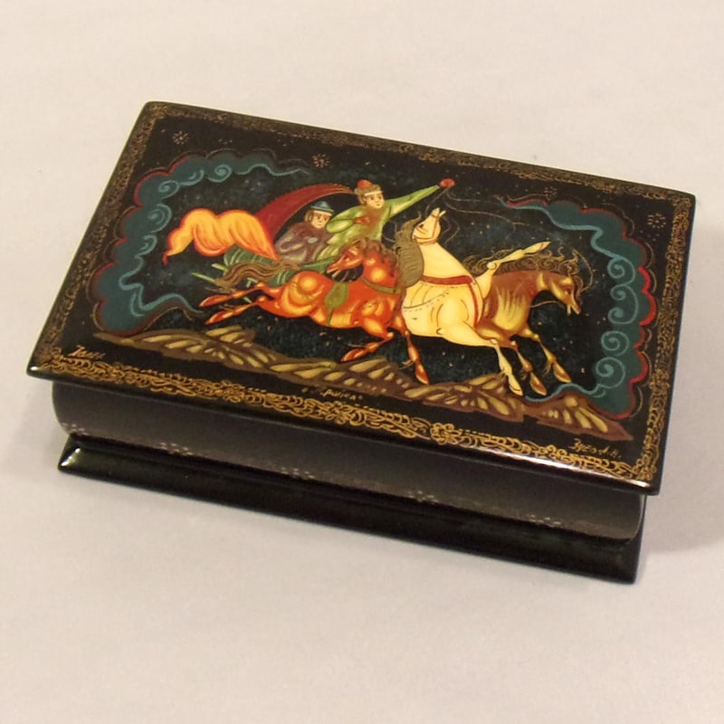 Russian Lacquer Box - Etsy