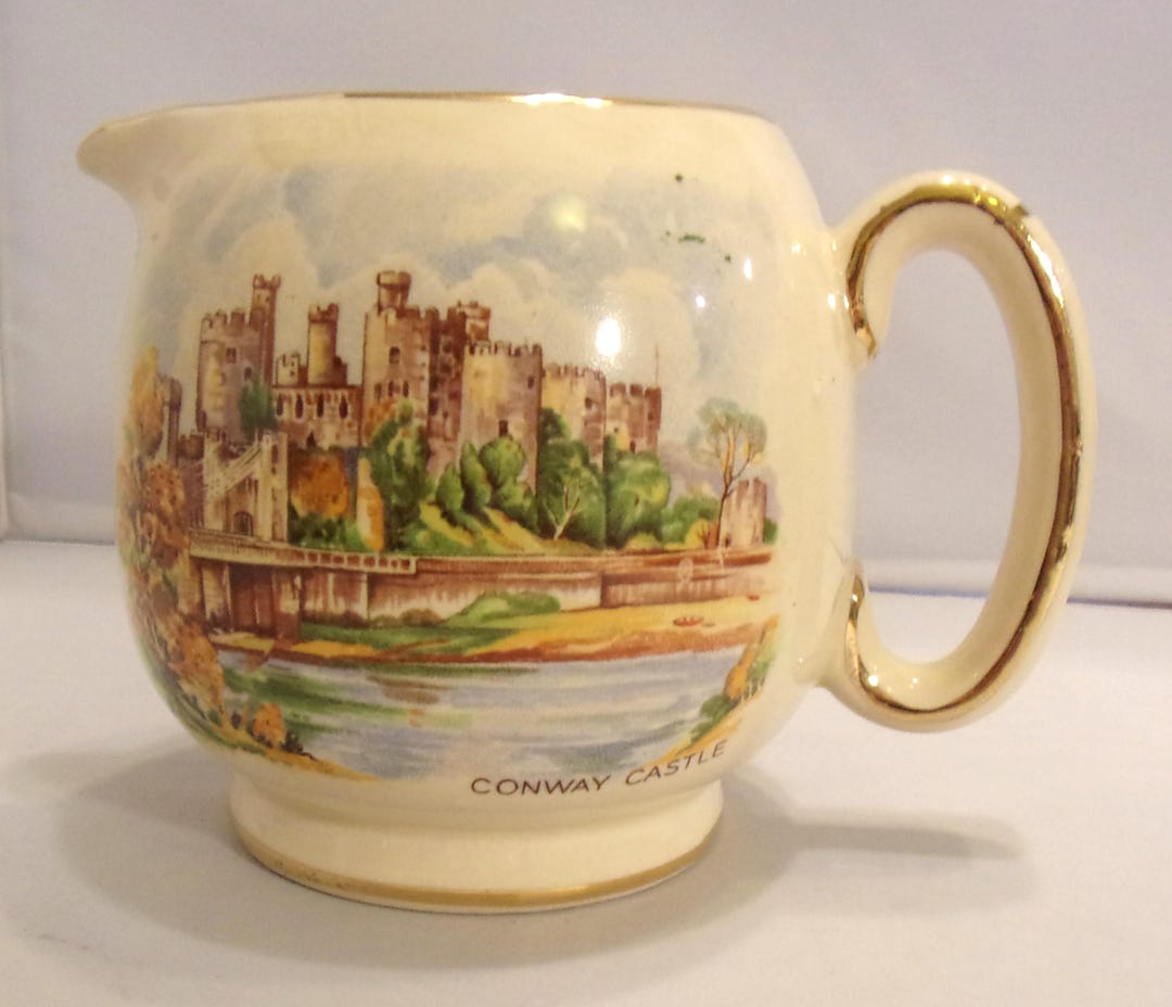Vintage Arthur Wood Castles of Britain Creamer - Conway Castle English ...