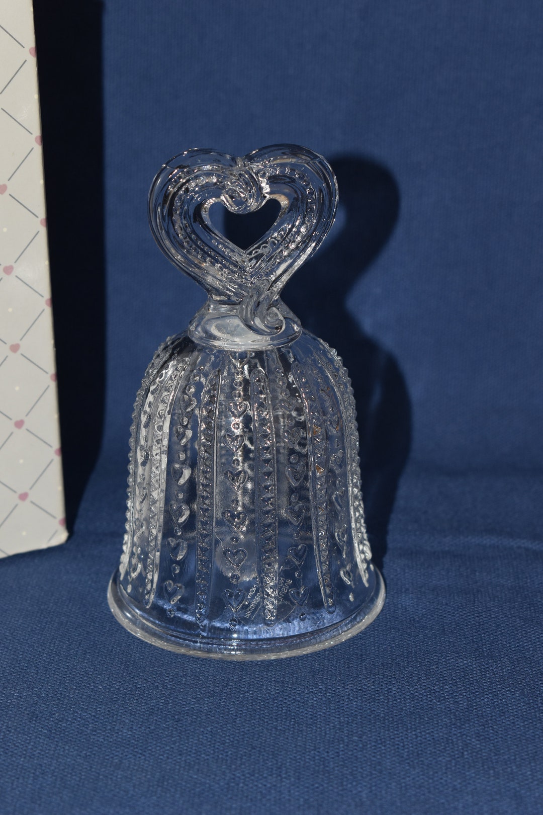 Fostoria Treasured Moments Bell, Avon 1984 " A Romantic Keepsake of ...