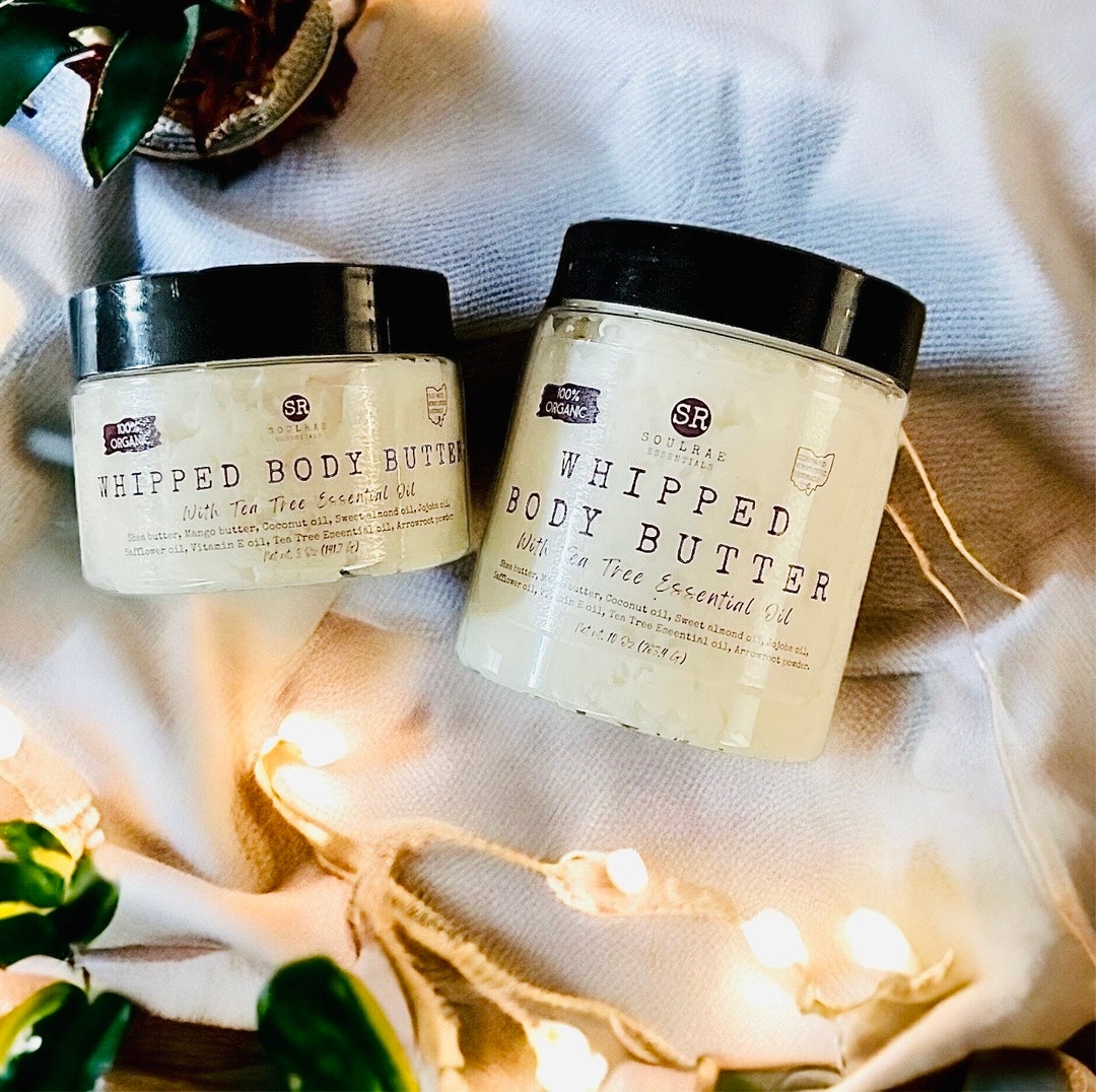 All Natural Tea Tree Body Butter, Organic Skin Care - Etsy