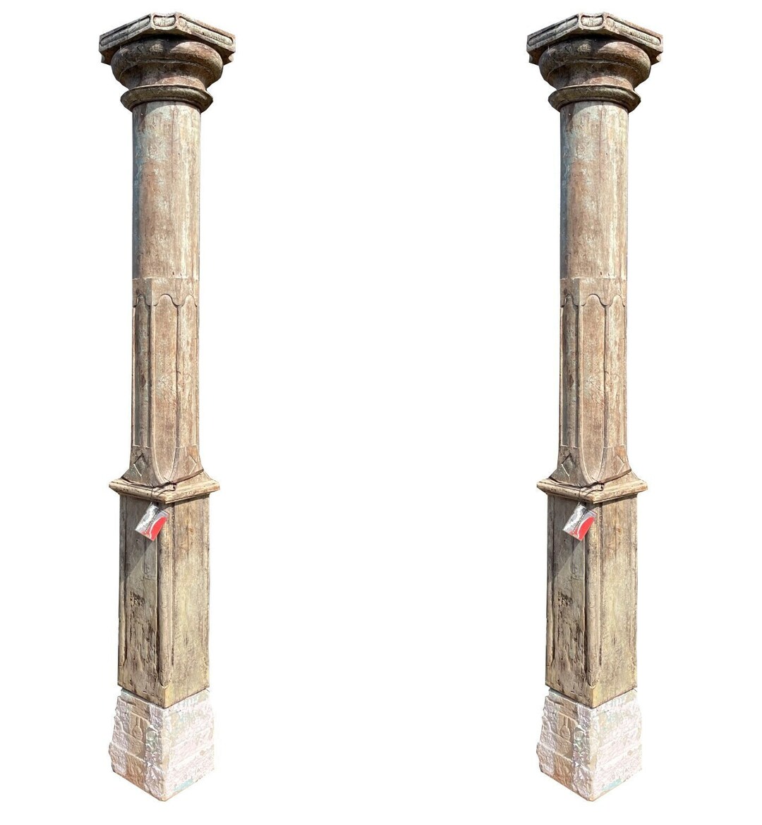 Amazing Antique Asian Wood Columns (set of 2) - Etsy