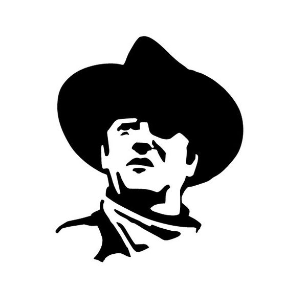 John Wayne Car Decal - Etsy