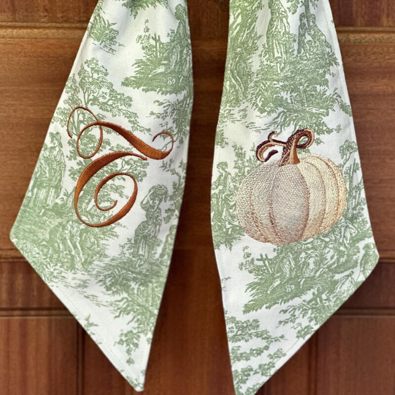 Fall Monogram Wreath - Etsy