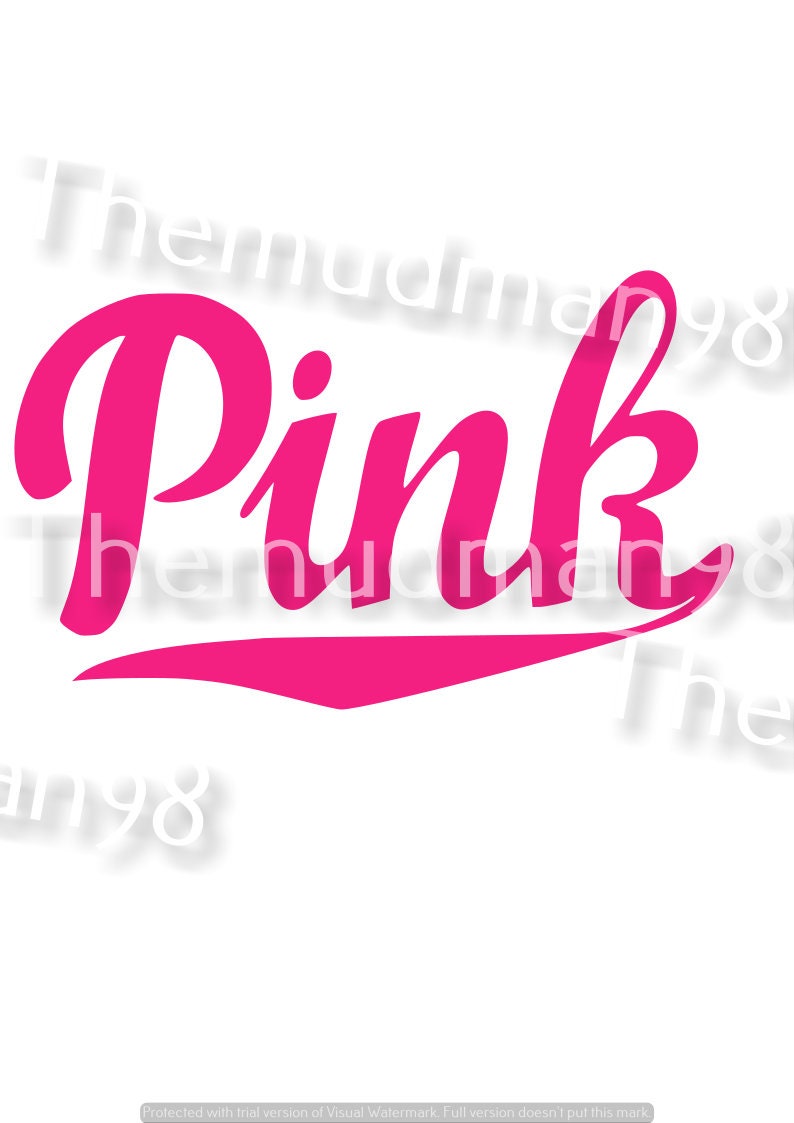 Love Pink SVG Bundle Clip Art VS Pink Nation SVG Digital | Etsy UK