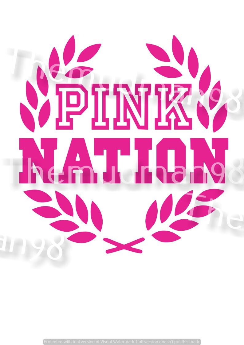 Love Pink SVG Bundle Clip Art VS Pink Nation SVG Digital - Etsy UK