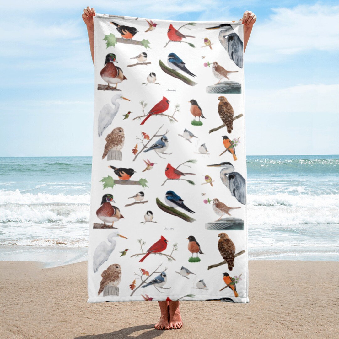 Our Favorite Birds Towel Designed for Bird Lovers - Etsy