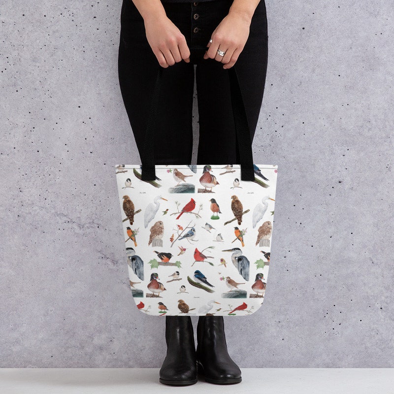 Bird Tote Bag - Etsy