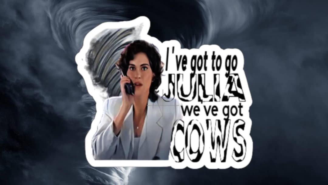 Twister Movie Quote Sticker: "we've Got Cows!" Waterproof Vinyl Decal ...