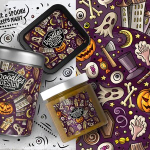 HALLOWEEN Digital Paper Pack, Happy Halloween Seamless Patterns ...