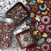 Donuts Digital Paper Pack, Donuts Seamless Patterns, Scrapbook Paper ...