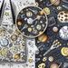 Space Digital Paper Pack, Cosmic Seamless Patterns, Scrapbook Paper Set ...