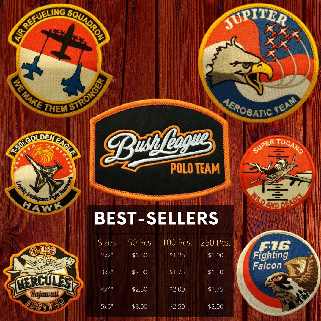 Embroidery Patches, Custom Patch, Full Color Patches, Personalized ...