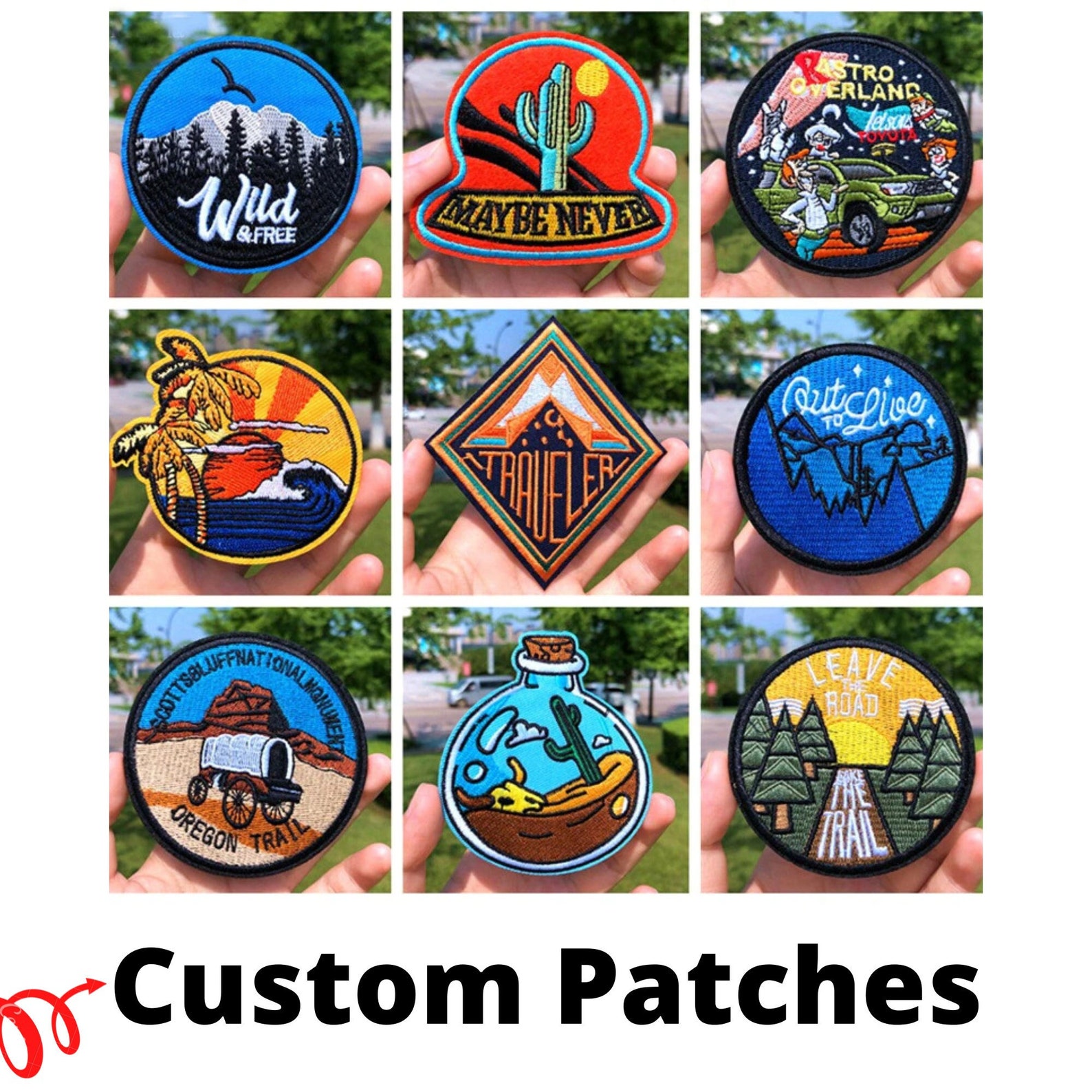 Custom Patches Custom Embroidery Patches Embroidery - Etsy