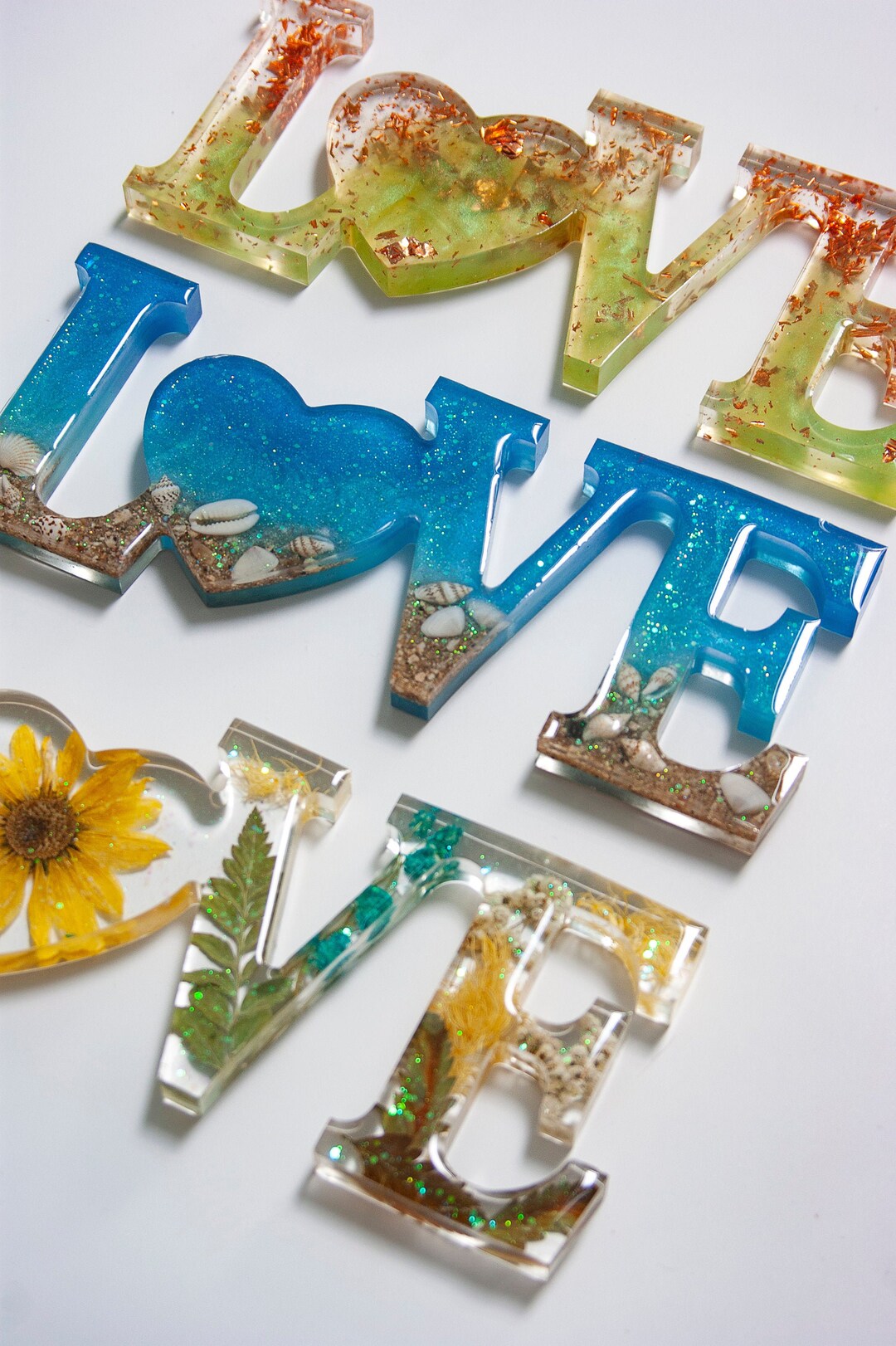 Resin Love Sign, Resin Home Decoration, Letter Decoration Home, Home ...