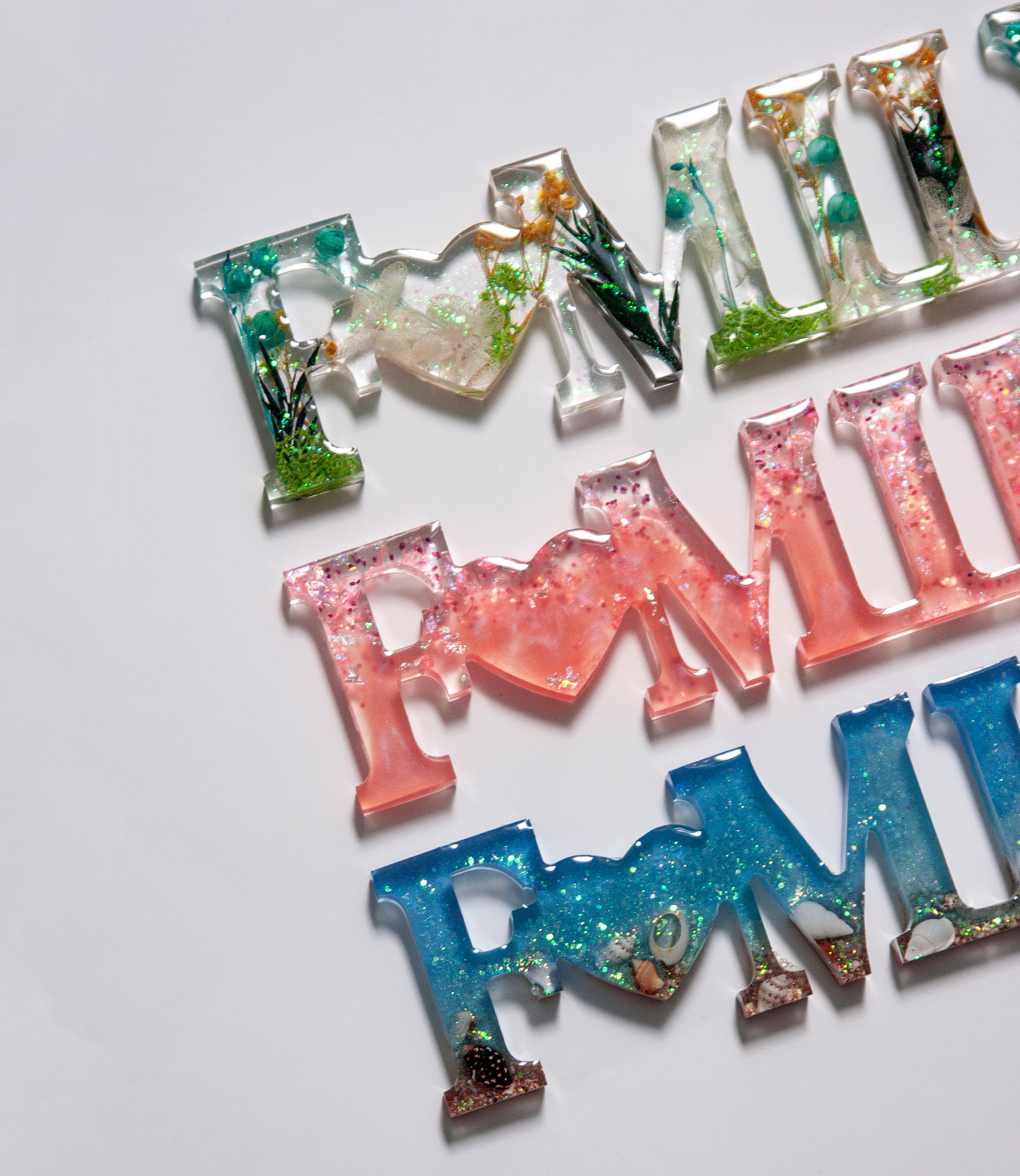 Resin Family Sign, Resin Home Decoration, Letter Decoration Home, Home ...