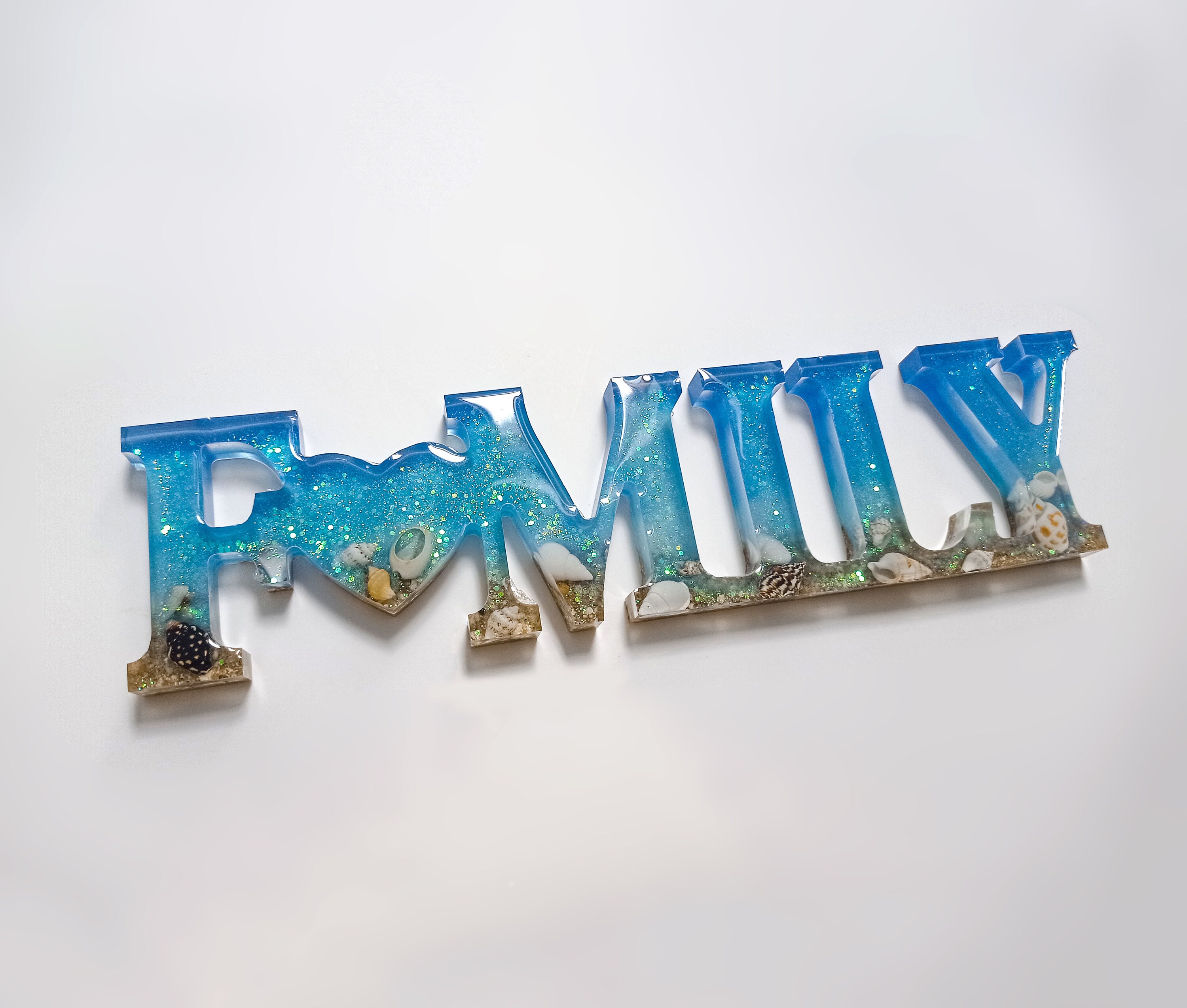 Resin Family Sign Resin Home Decoration Letter Decoration - Etsy