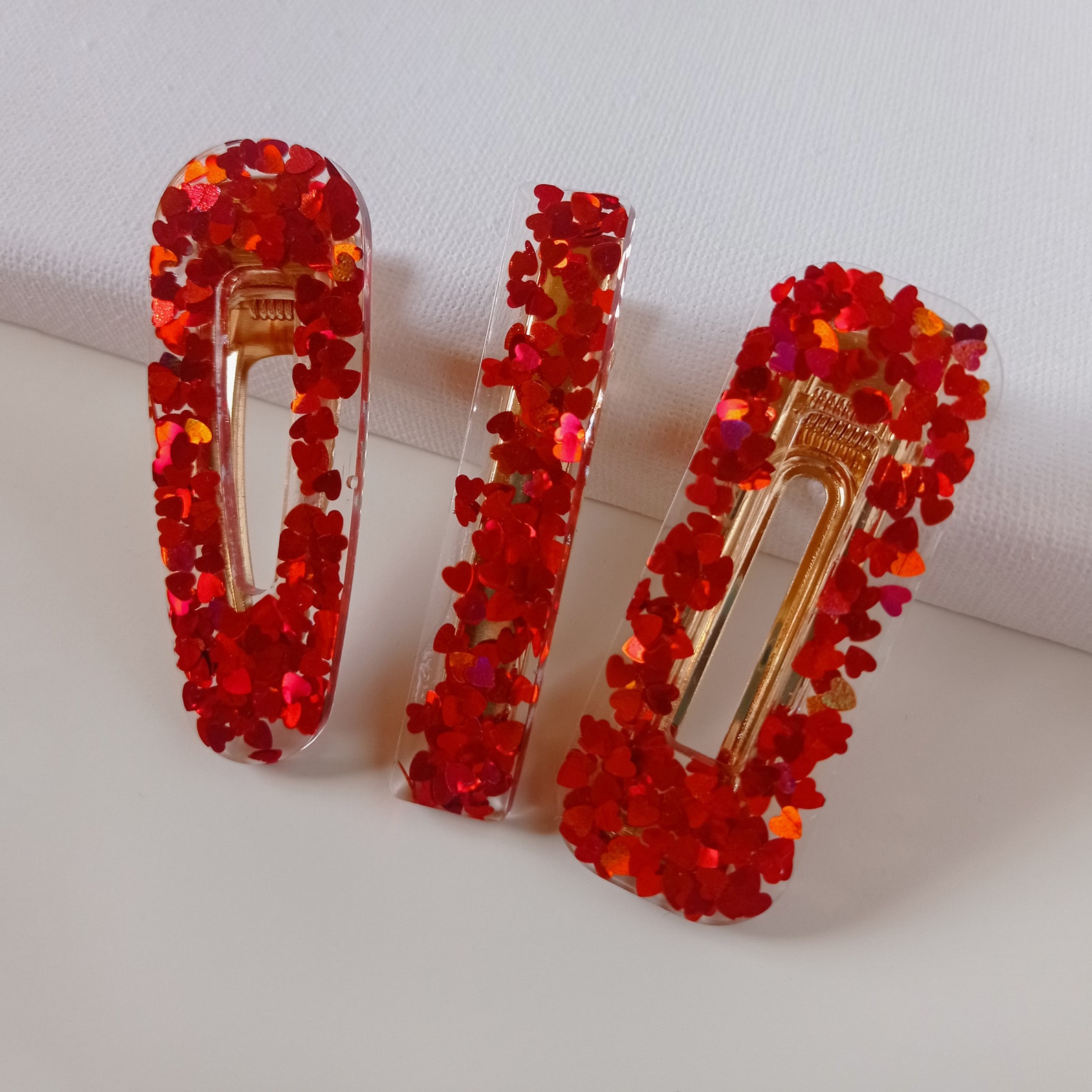 Resin Barrette, Aesthetic Barrette, Resin Hair Clip, Kawaii Hair Clip ...