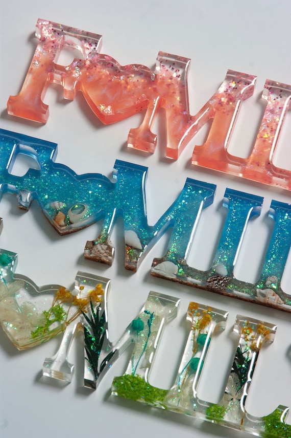 Resin Family Sign Resin Home Decoration Letter Decoration - Etsy