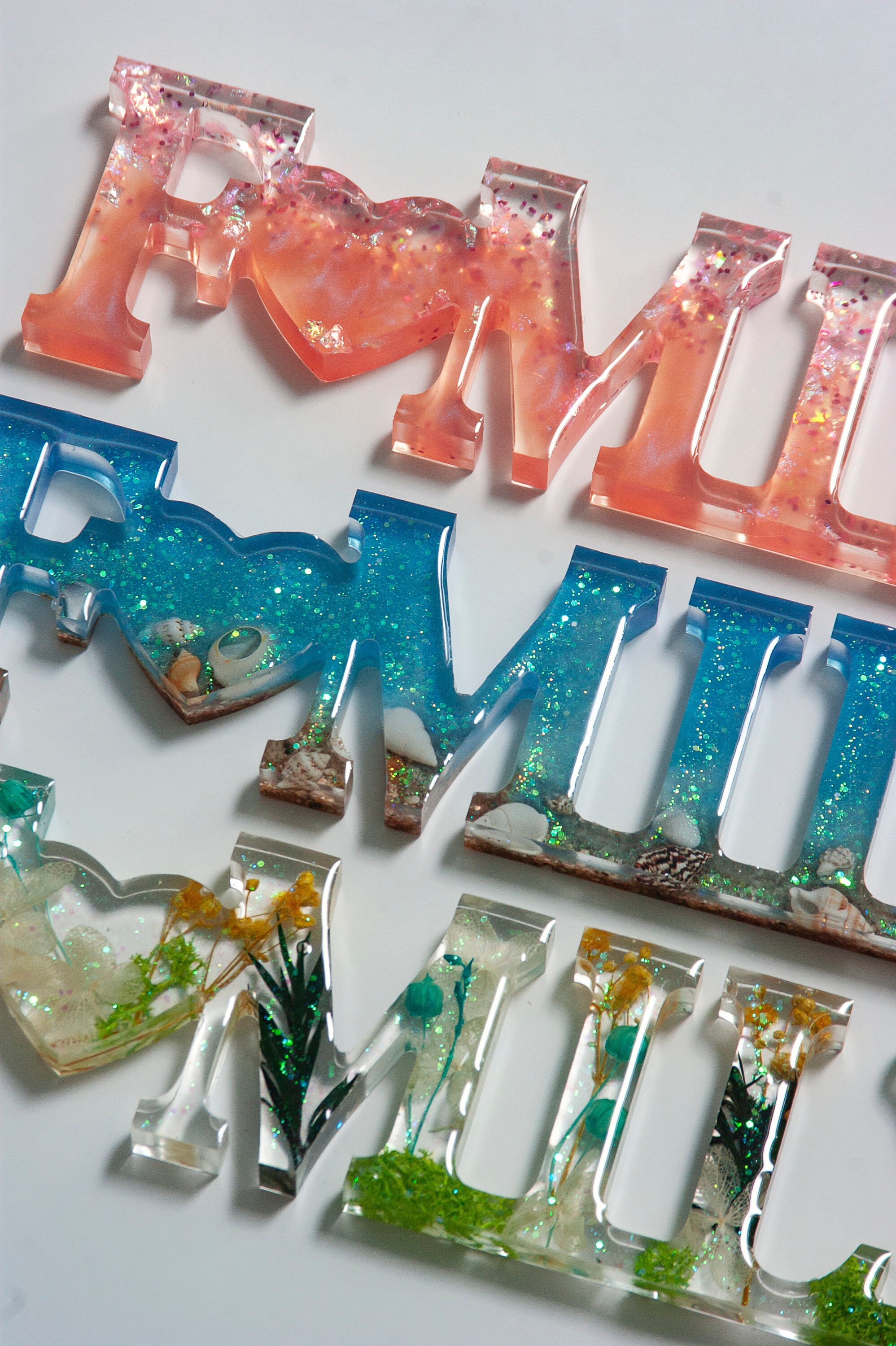 Resin Family Sign, Resin Home Decoration, Letter Decoration Home, Home ...