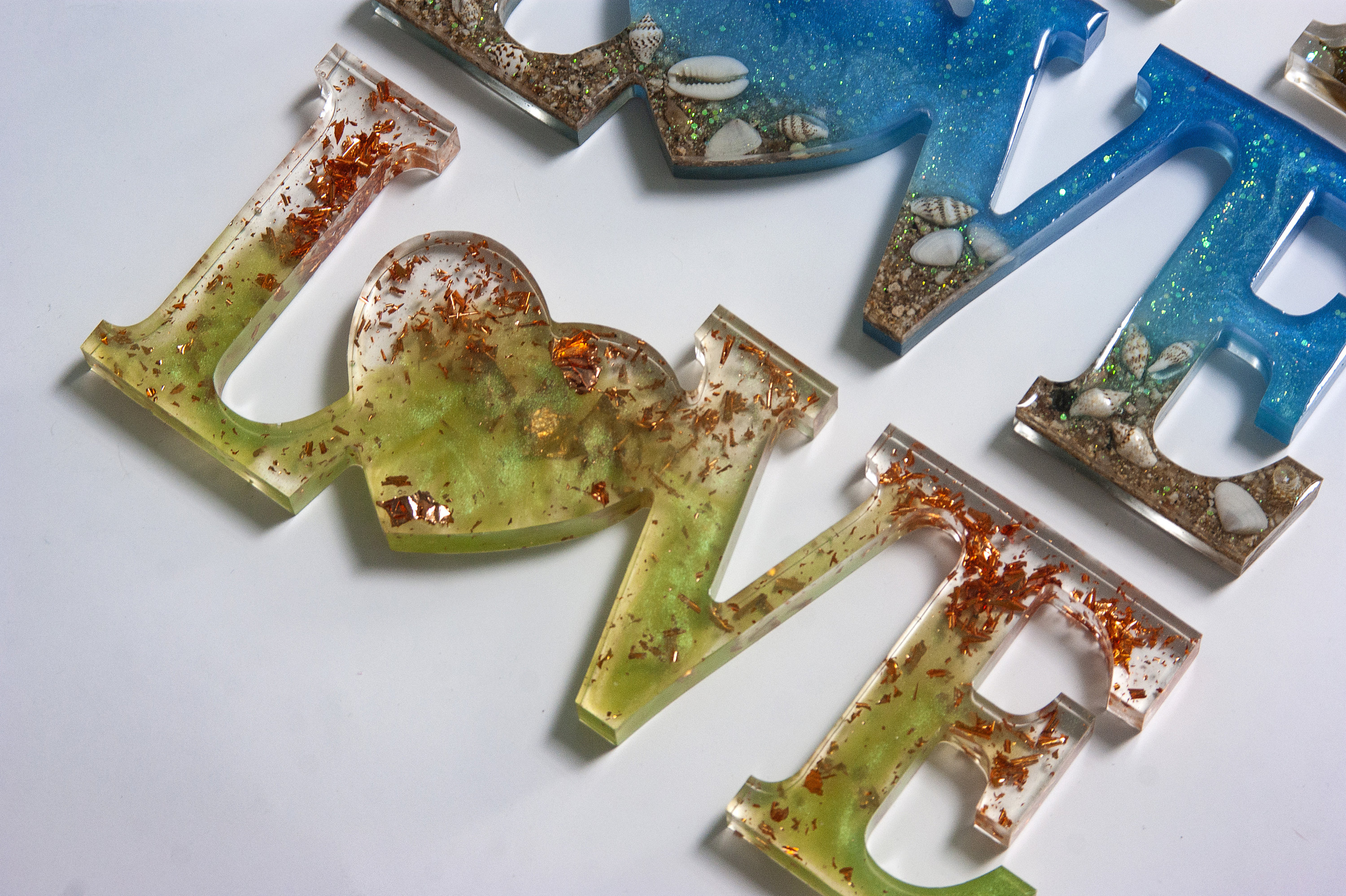 Resin Love Sign, Resin Home Decoration, Letter Decoration Home, Home ...