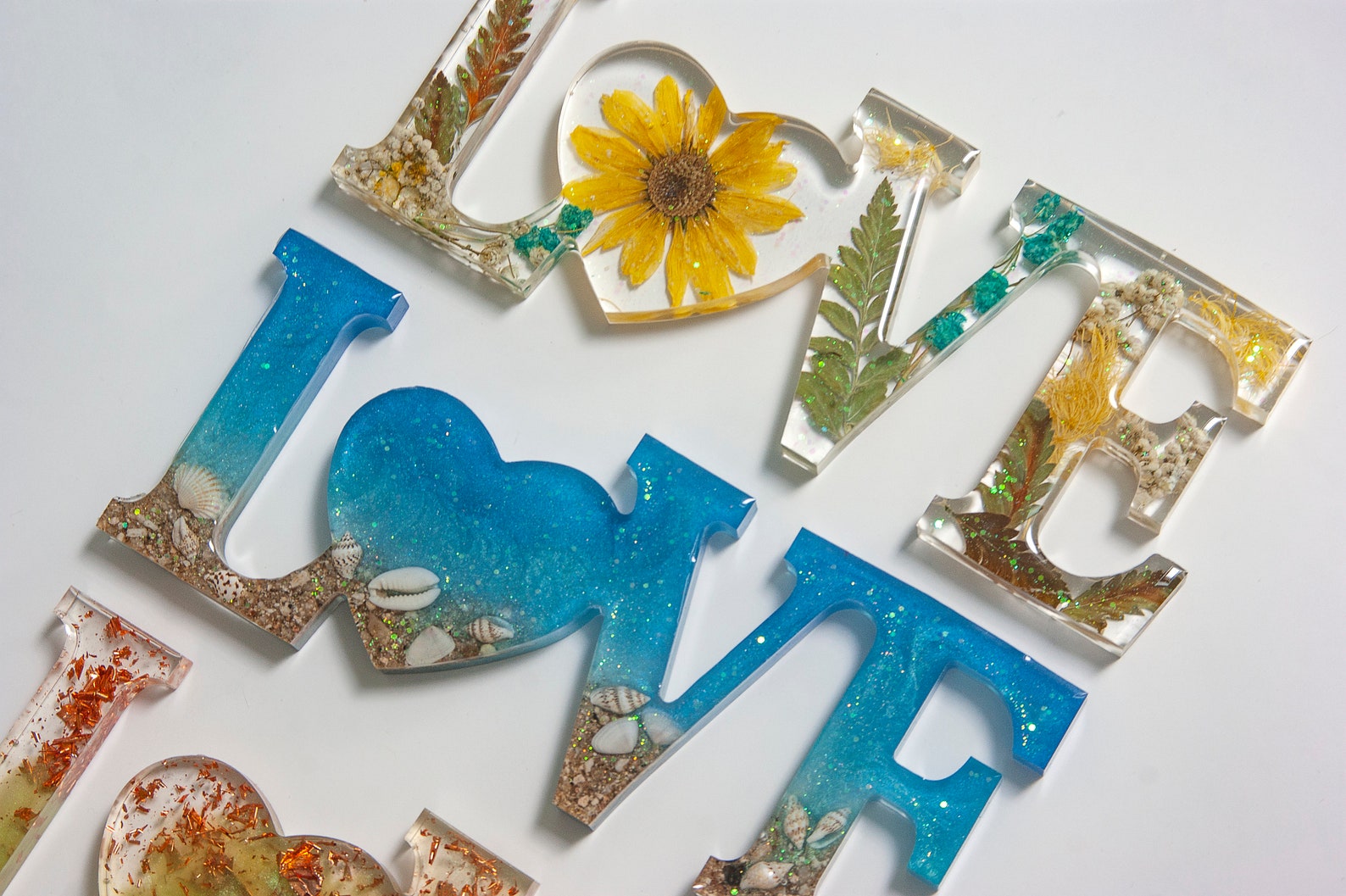 Resin Love Sign, Resin Home Decoration, Letter Decoration Home, Home ...