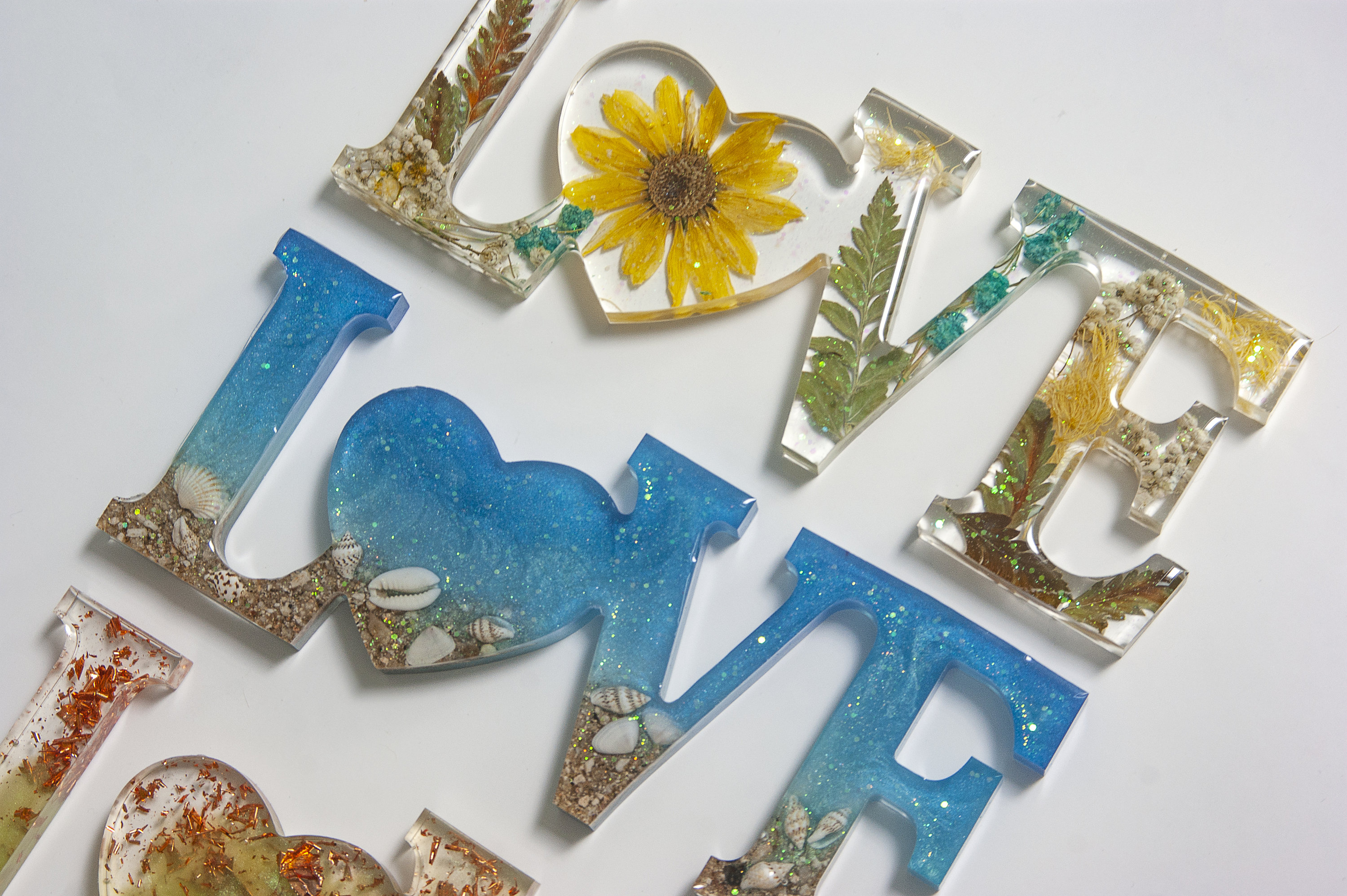 Resin Love Sign, Resin Home Decoration, Letter Decoration Home, Home ...