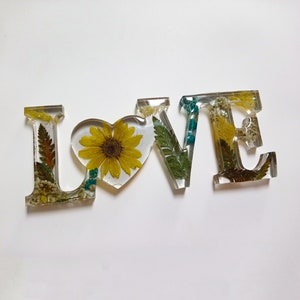 Resin Love Sign, Resin Home Decoration, Letter Decoration Home, Home ...