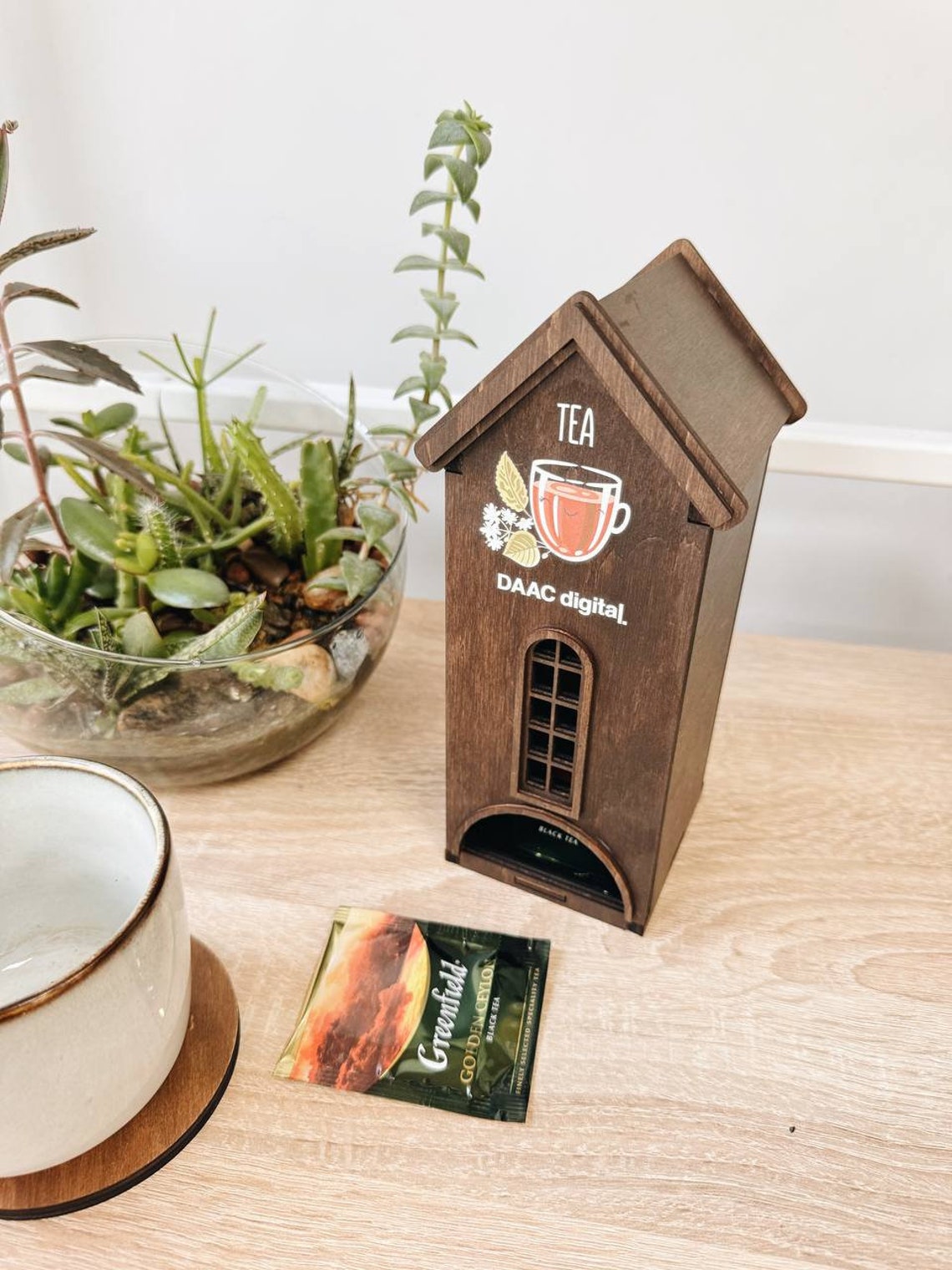 Miniature Tea Houses Merch Wood With the Tiny Teen Dreams Logo Engraved ...