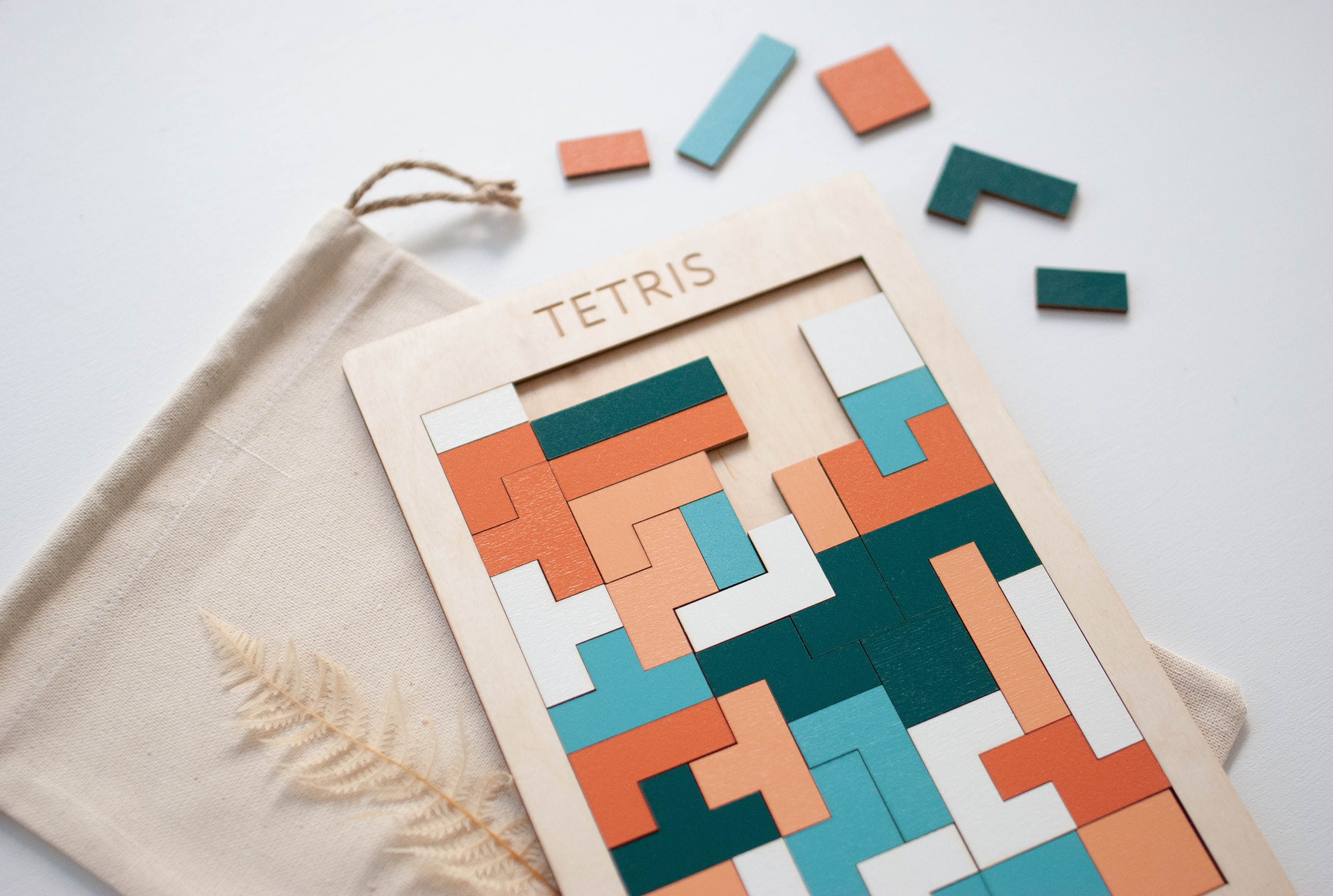 Tetris Board game Wooden puzzle Educational Toys School | Etsy